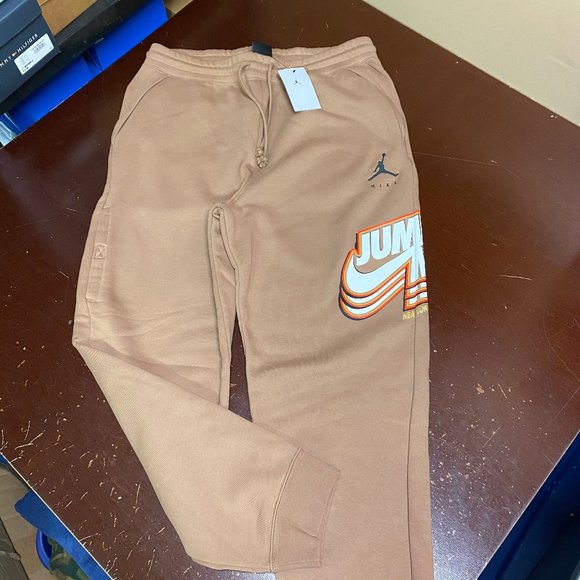 Nike | Pants | Nike Mens Brown Air Jordan Nba World Jumpman Champs ...